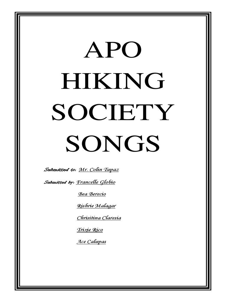 Apo Hiking Society Songs | PDF