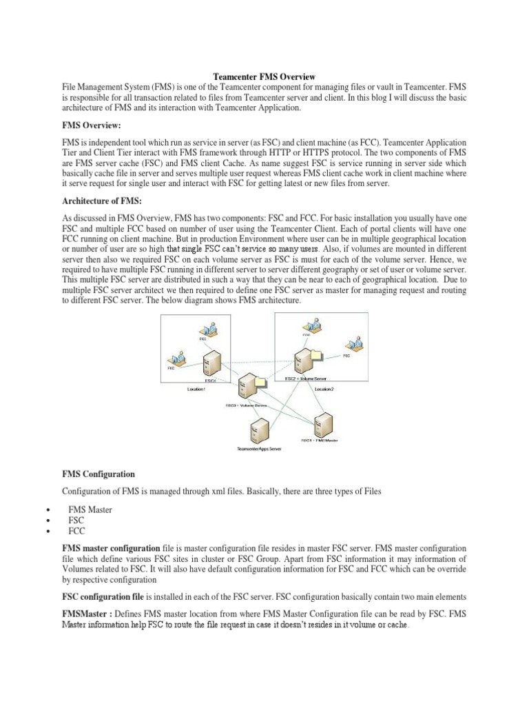 FMS | PDF | Server (Computing) | Hypertext Transfer Protocol