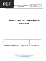 NDT MT Procedure | PDF | Magnetism | Nondestructive Testing
