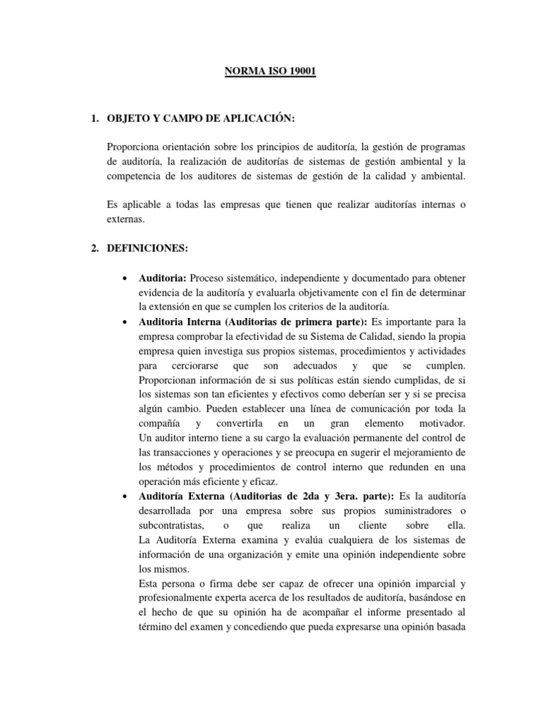 Guía sobre la Norma ISO 19001 | PDF | Auditoría | Business