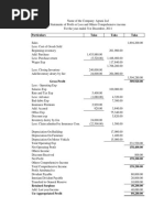 Uno Sari - Sari Store Income Statement | PDF