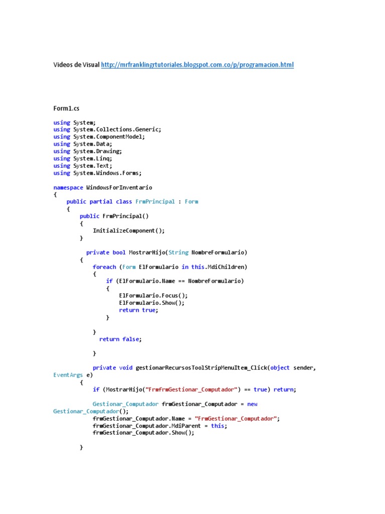 Videos De Visual Using Using Using Using Using Using Using Using Namespace Public Partial Class 