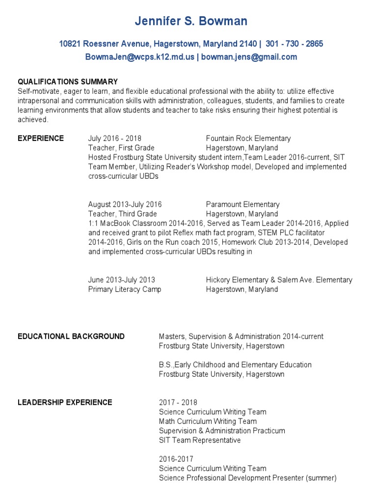 LT Resume | PDF | Curriculum | Teachers