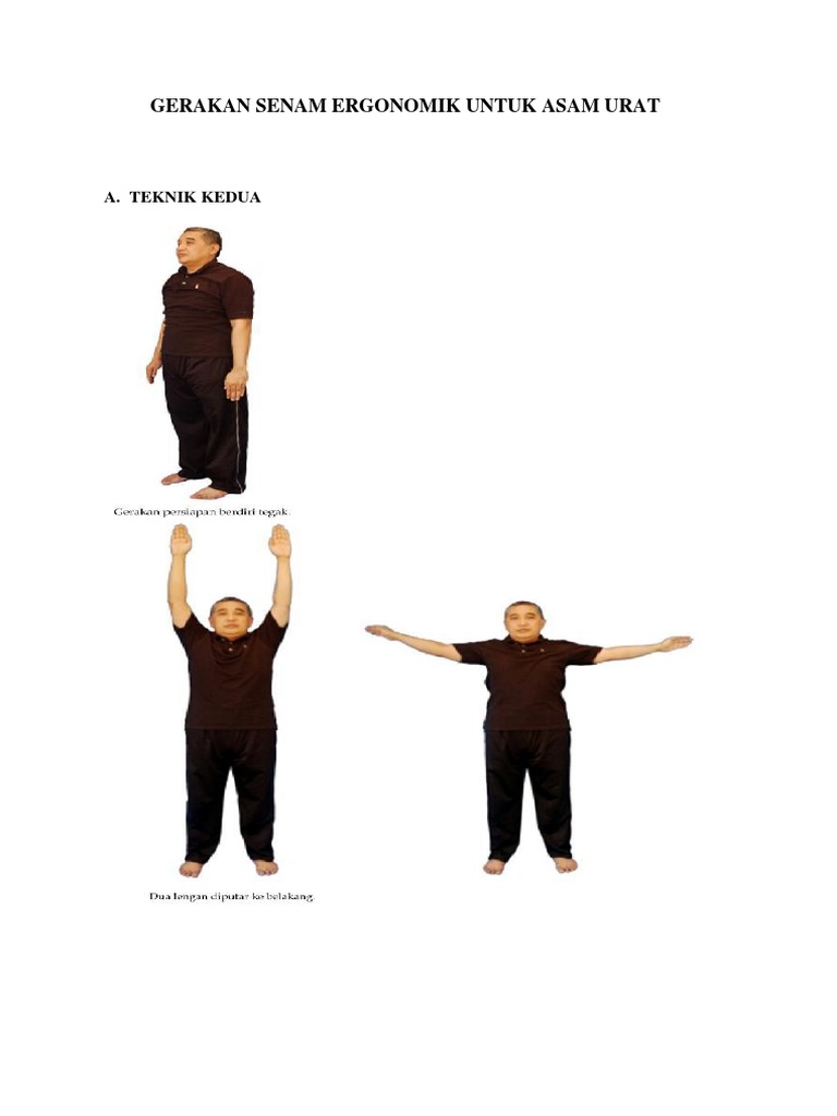 Gerakan Senam Ergonomik | PDF