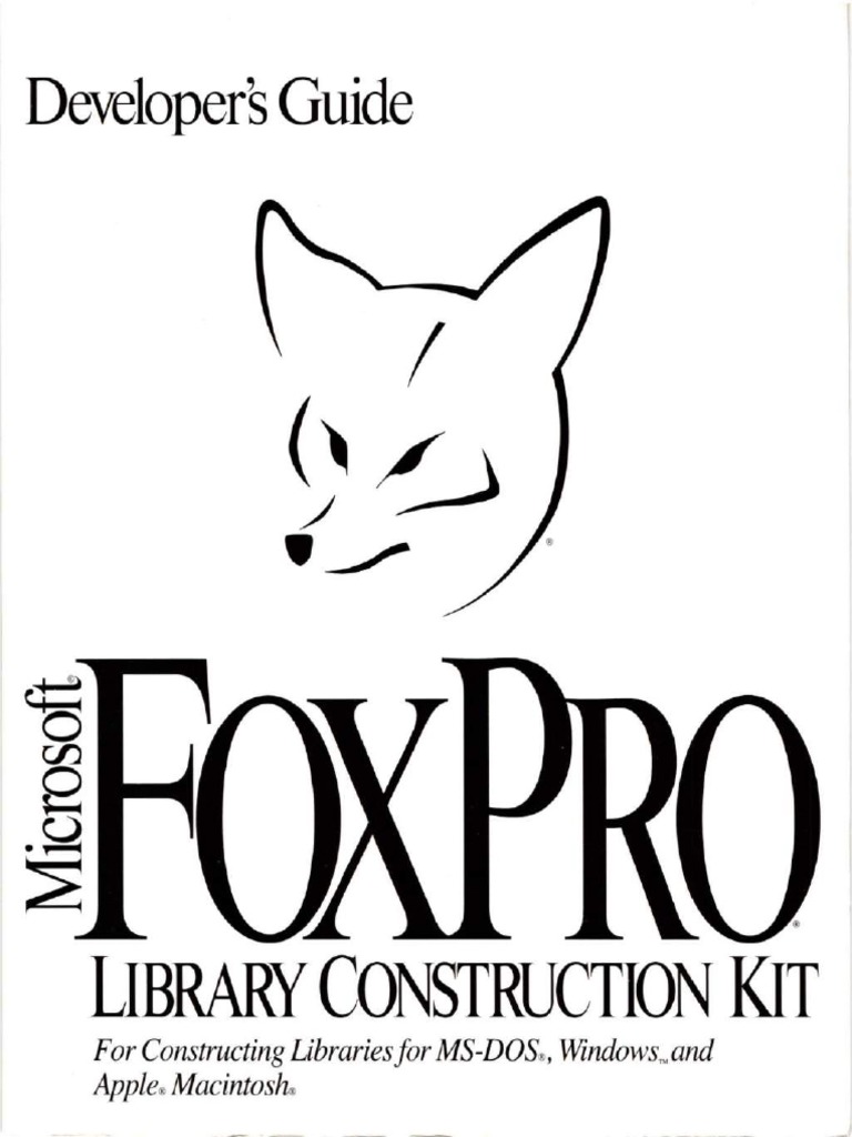 Ms Foxpro Developers Guide LCK | PDF