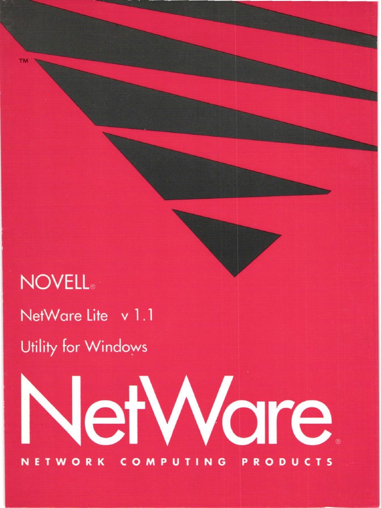 Novell Netware Lite v1 1 Utility For Windows | PDF