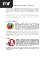 10 Macam Web Browser Beserta Kelebihan Dan Kekurangannya | PDF