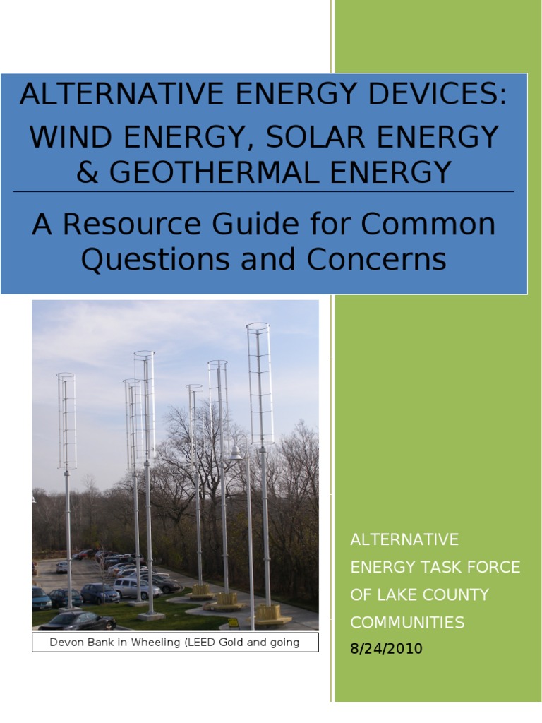Final Alternative Energy Handout (Lake County Communities Task Force ...