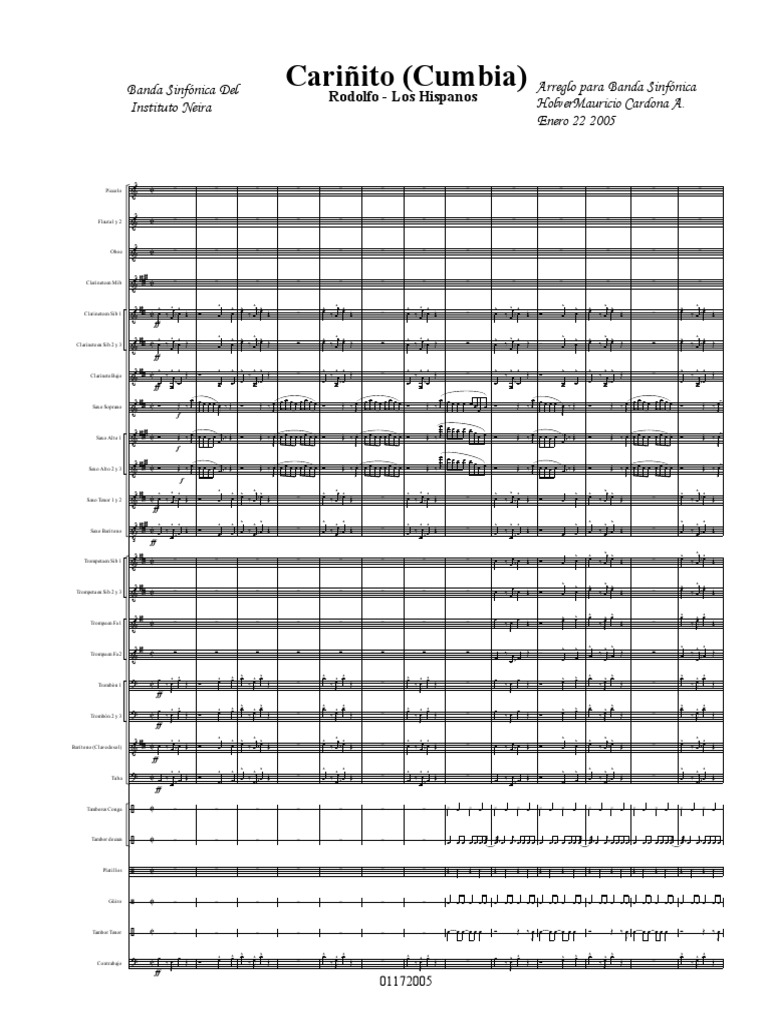 Notas y Partituras de Cariñito | PDF