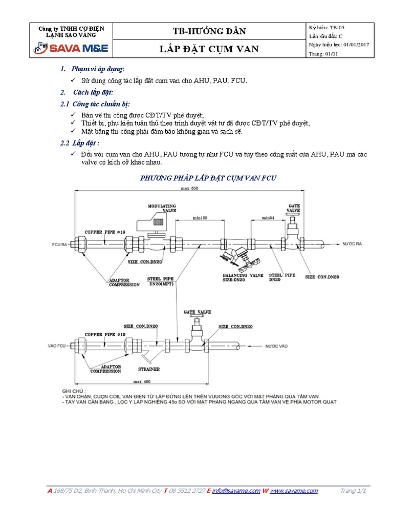Hvac - Lap Dat Cum Van Cho Ahu, Pau, Fcu | PDF