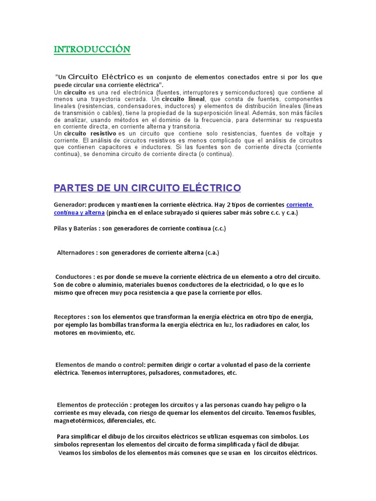 Laboratorio de Circuitos Electricos | PDF | Red eléctrica | Corriente eléctrica