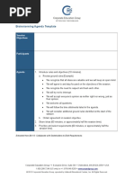 Supervision Agenda Template | PDF