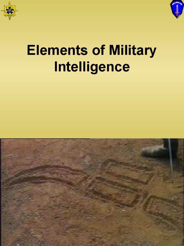 Military-Intelligence OCS Lecture | PDF | Intelligence, Surveillance ...