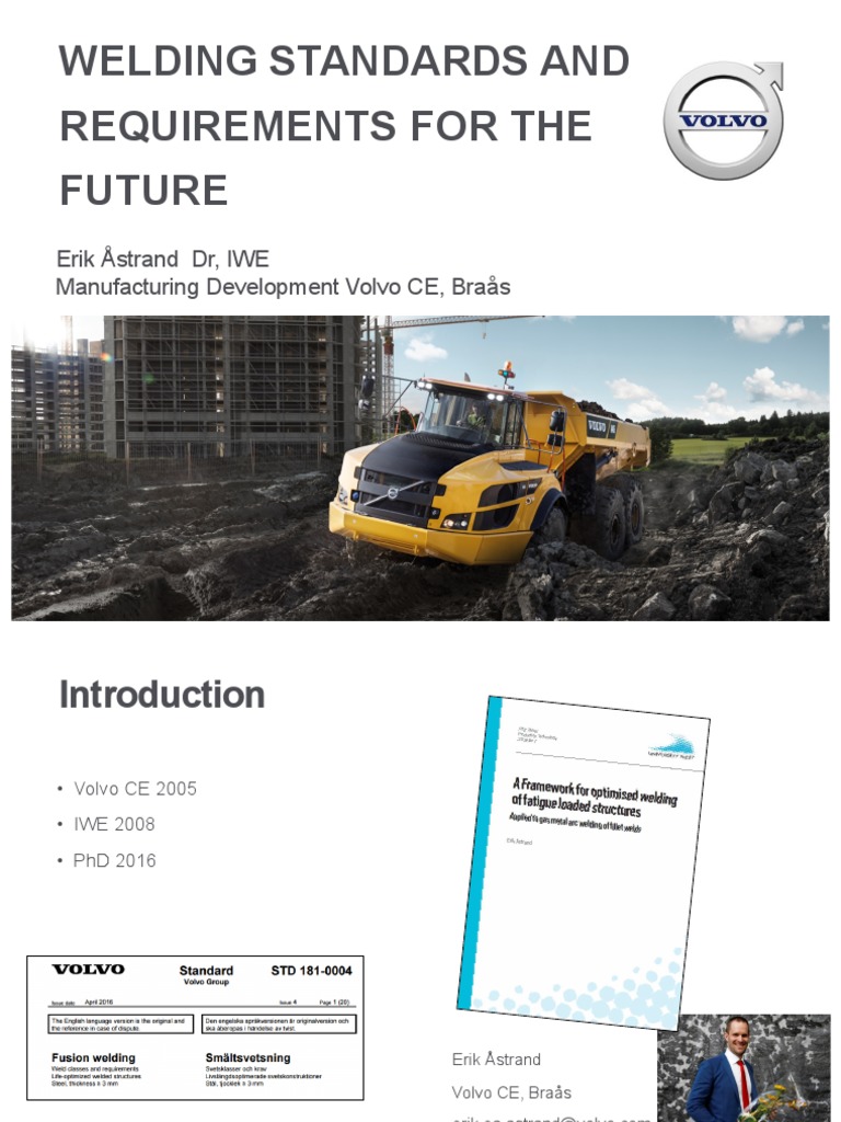New StandardsWELDING STANDARDS - VOLVO | PDF | Welding | Construction