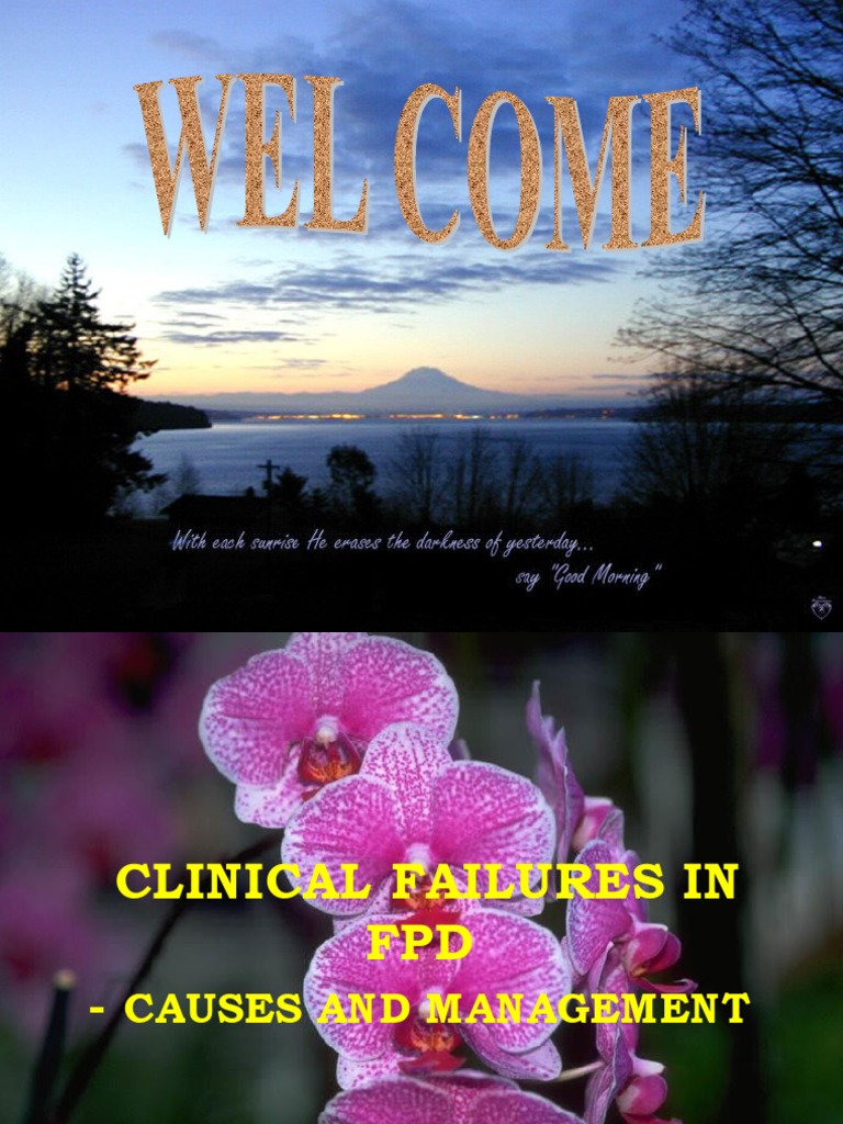 Clinical Failures in FPD | PDF | Fracture | Dentistry Branches