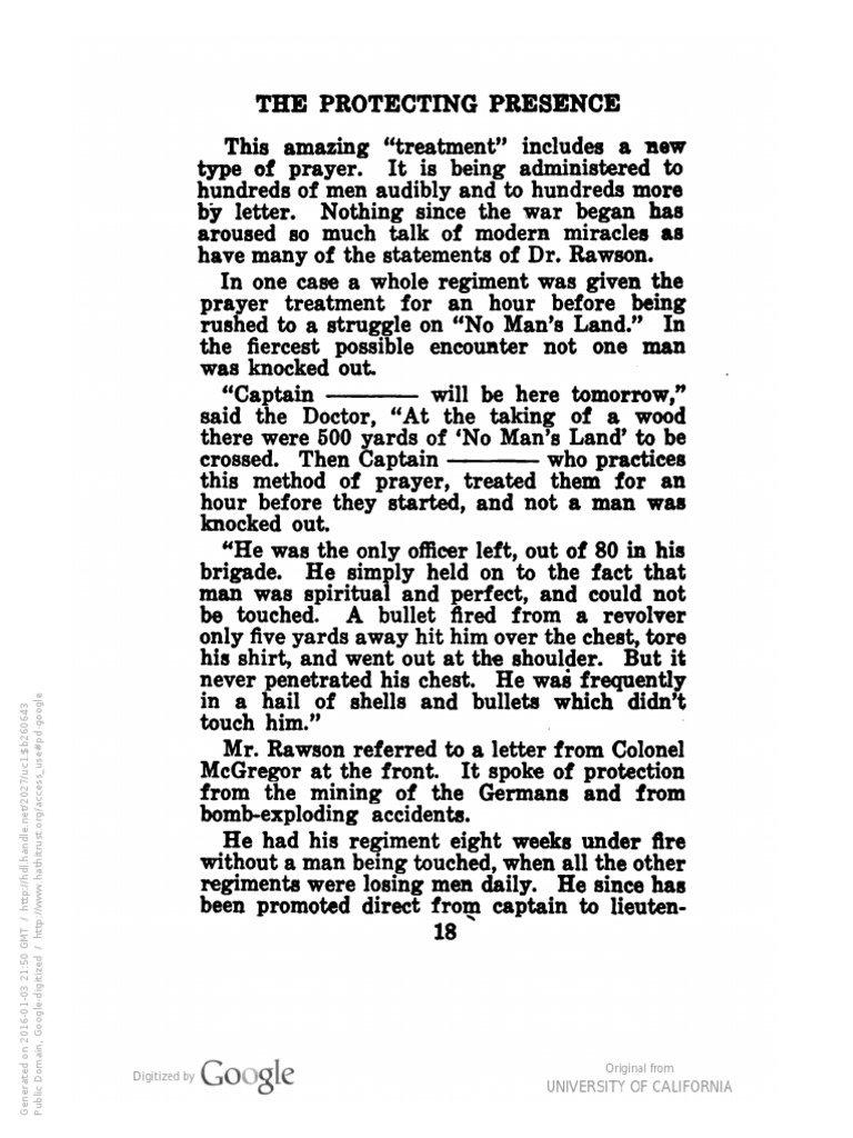 The Protecting Presence: in For in Will | PDF | Military | Conflicts