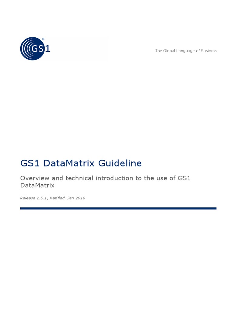 GS1 DataMatrix Guideline | PDF | Ascii | Forward Error Correction
