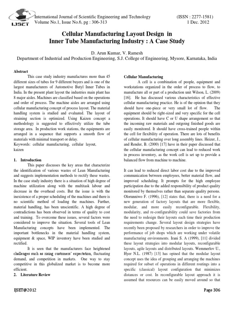 Cellular Manufacturing | PDF | Lean Manufacturing | Inventory