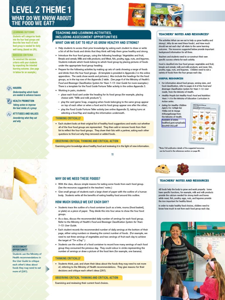 What Do We Know About The Food We Eat?: Teaching and Learning ...