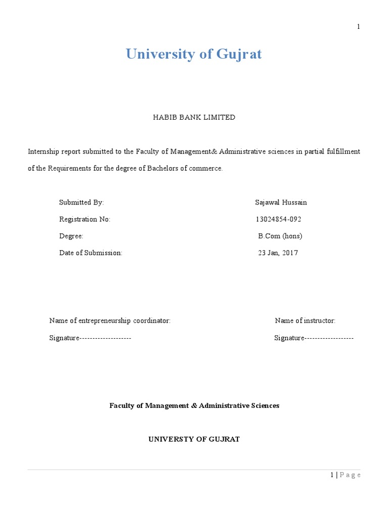 NBP Internship UOG | PDF | Transaction Account | Cheque