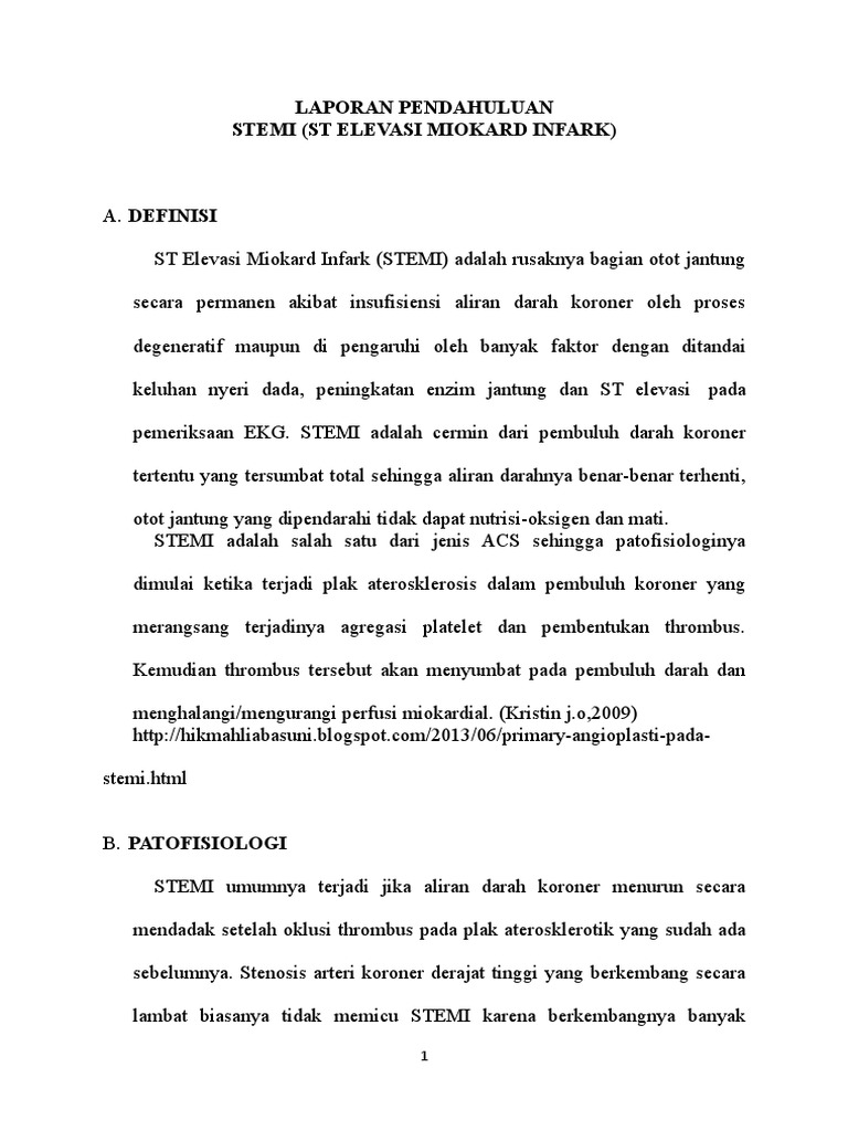 LP Askep STEMI | PDF