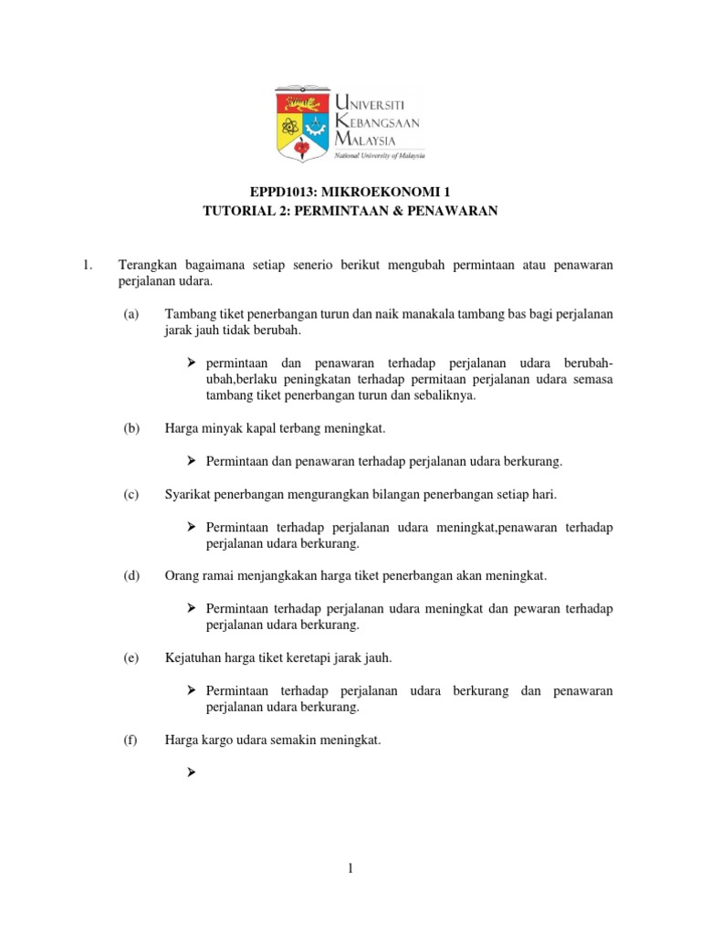 Eppd1013 Soalan Tutorial 2 2017 | PDF