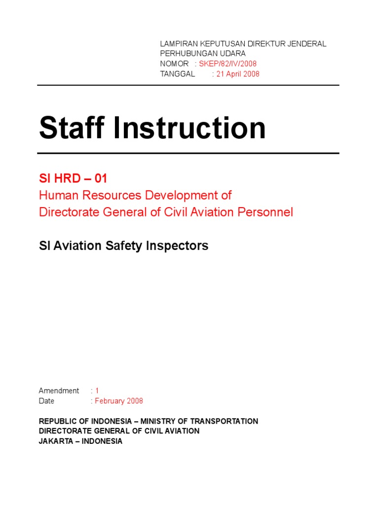 New Draft SI HRD-01 | PDF | Federal Aviation Administration | United ...
