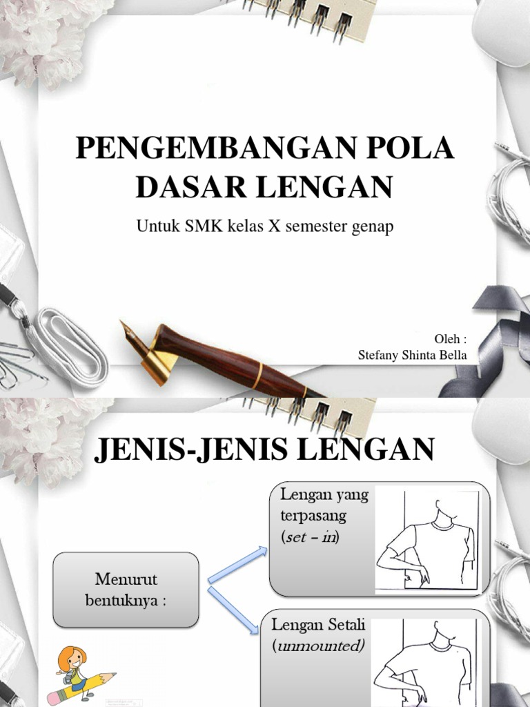 Pengembangan Pola Dasar Lengan | PDF