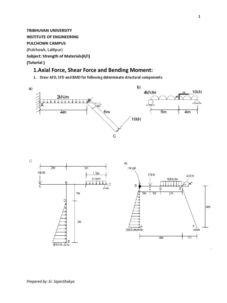 Som Tutorials | PDF | Bending | Beam (Structure)