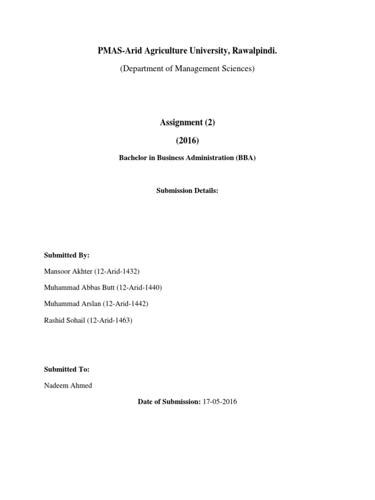 PMAS-Arid Agriculture University, Rawalpindi.: (Department of ...