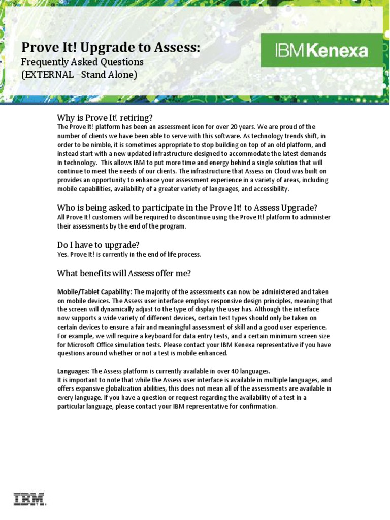 FAQ Stand Alone External | PDF | Accessibility | Cloud Computing