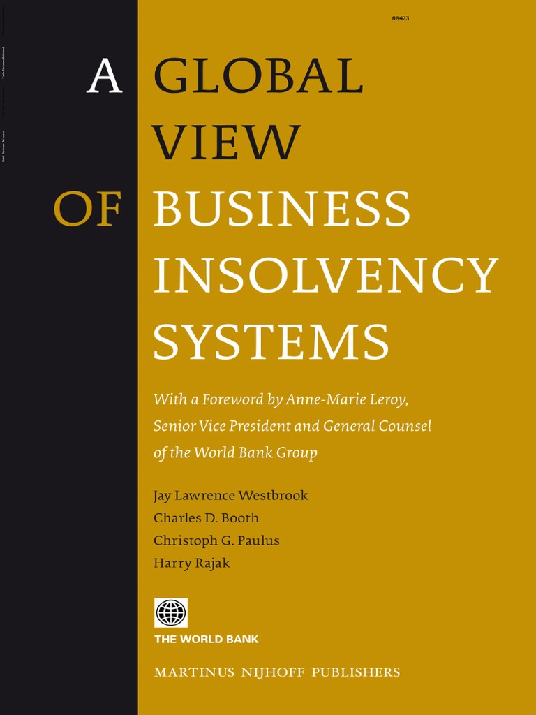 A Global View of Business Insolvency Systems | PDF | United Kingdom ...