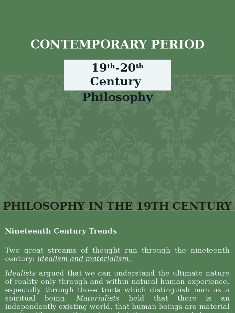 German Idealism - Existentialism | PDF | Karl Marx | Friedrich Engels