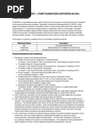 Pump Foundation Design | PDF | Foundation (Engineering) | Concrete