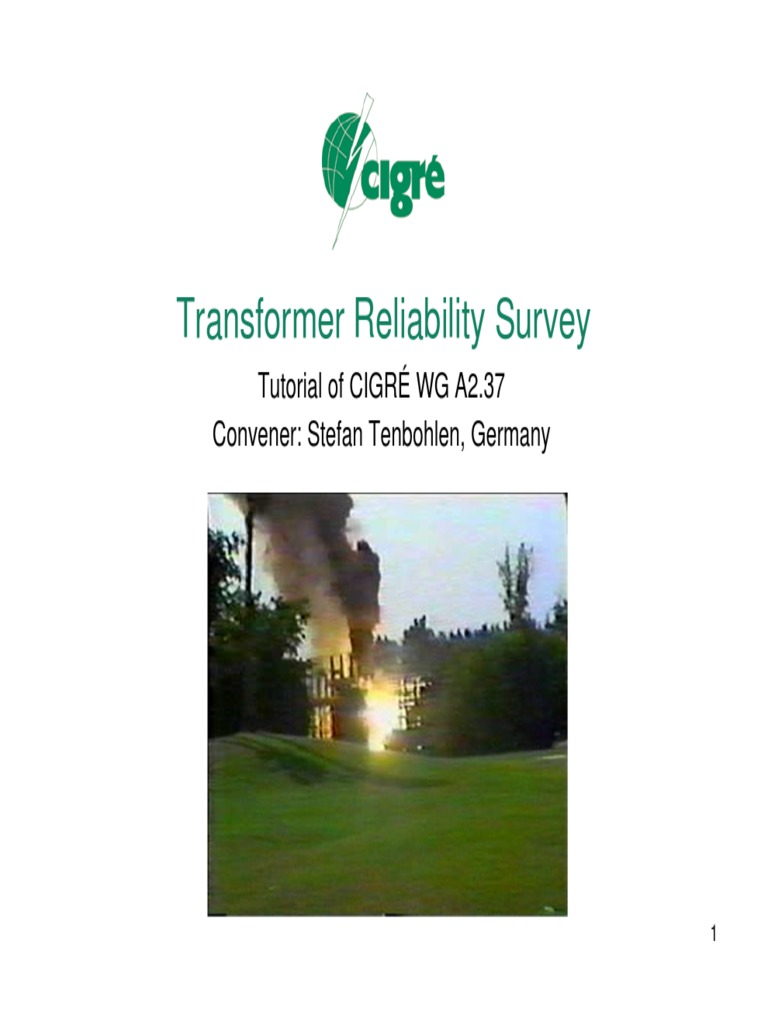 A2 37 Transformer Reliability Survey Pdf Transformer Reliability