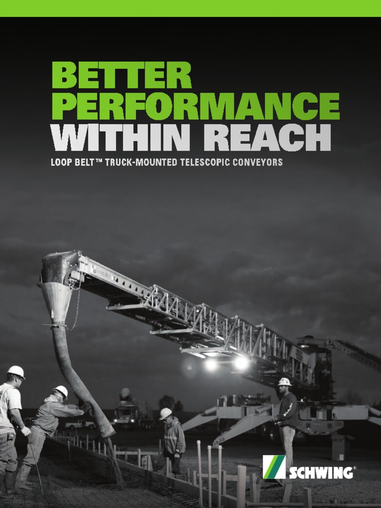 Schwing Loopbelt Brochure | PDF | Concrete | Truck
