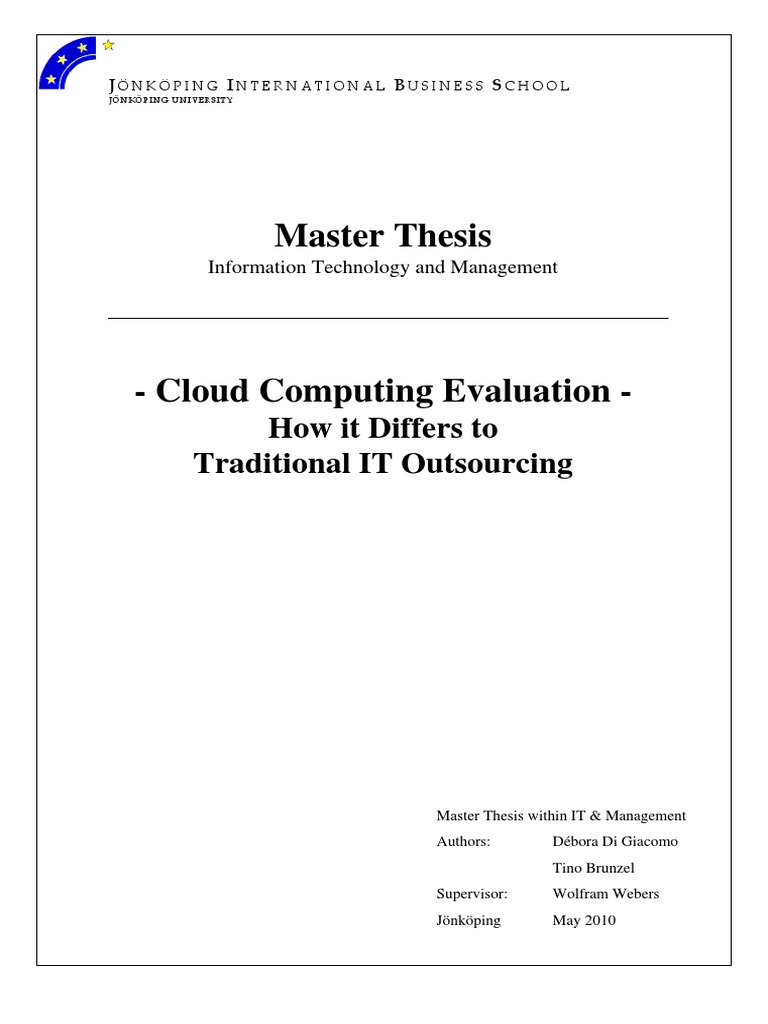 Fulltext01 PDF | PDF | Software As A Service | Cloud Computing