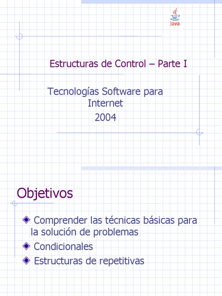 Estructuras de Control Parte I - Modulo I | PDF | Java (lenguaje de programación) | Algoritmos