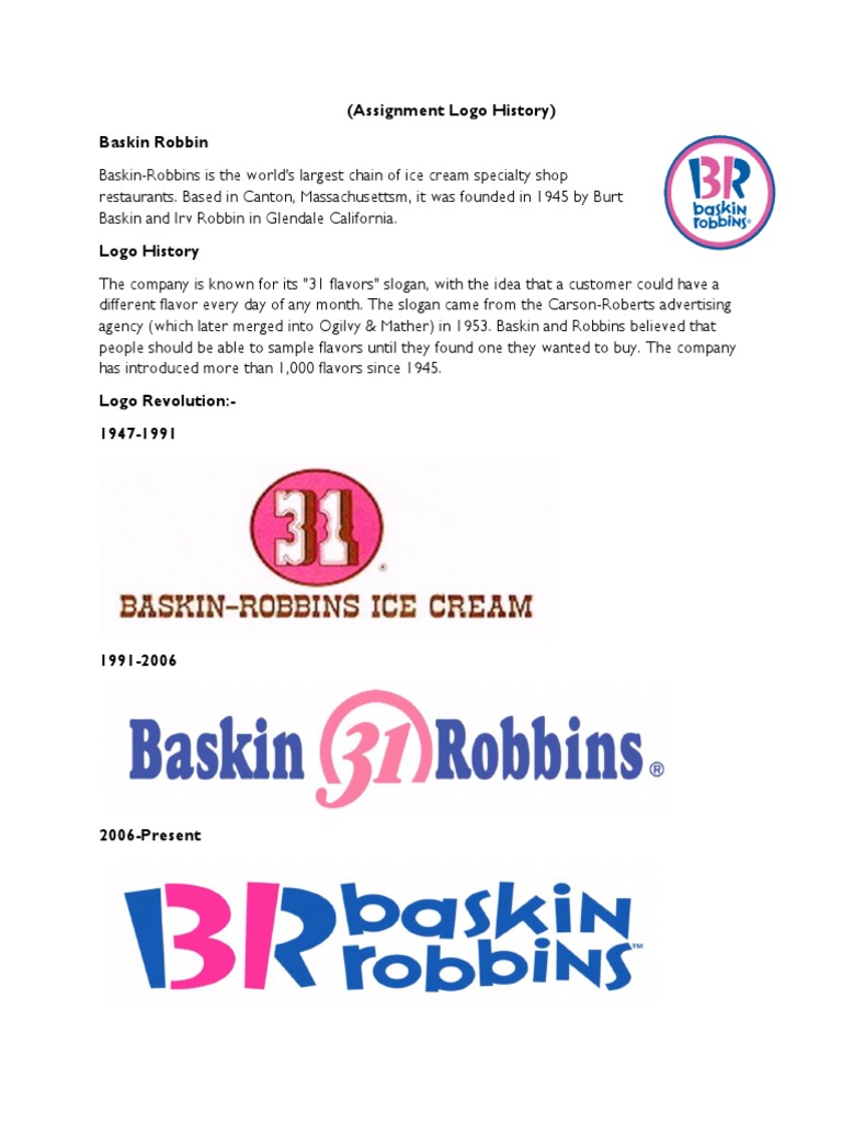 Marketing Logo History | PDF