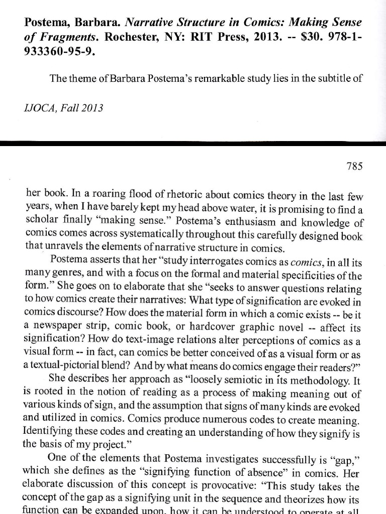 Narrative Structure in Comics Making Sen PDF | PDF | Comic Book | Narrative