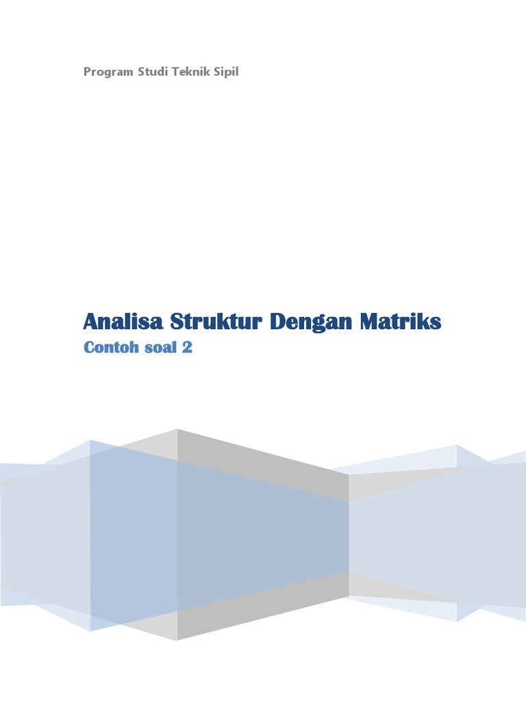 Contoh Soal 2 Matriks | PDF | Metode & Bahan Ajar