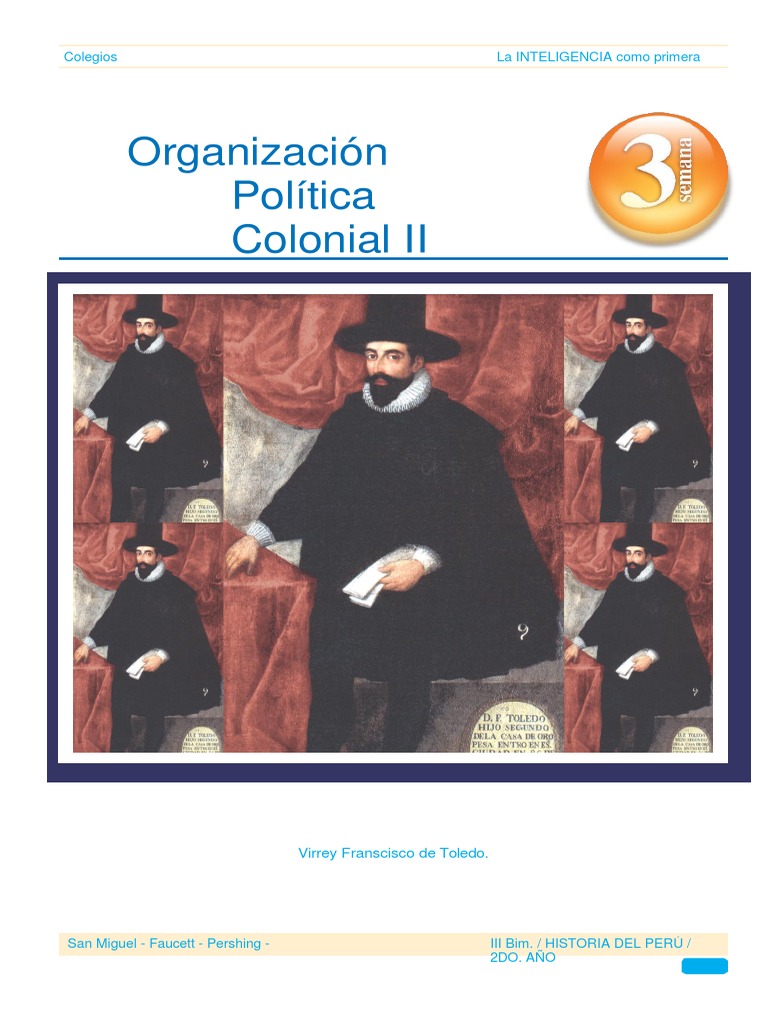 Sem 3 - Organización Política Colonial II | PDF | Perú | Imperio español