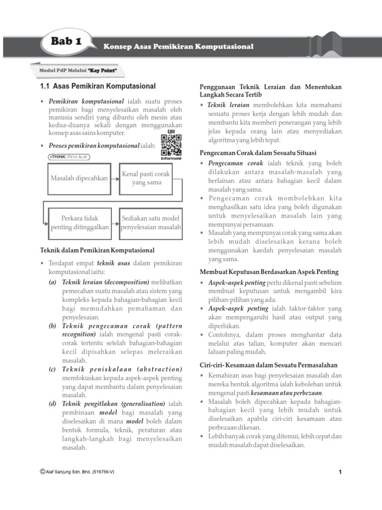 Nota Ask Bab 1 | PDF