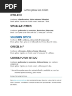 Otodyne | PDF