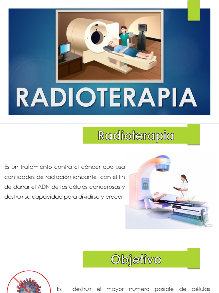 Radioterapia Completo | PDF | Terapia de radiación | Cáncer