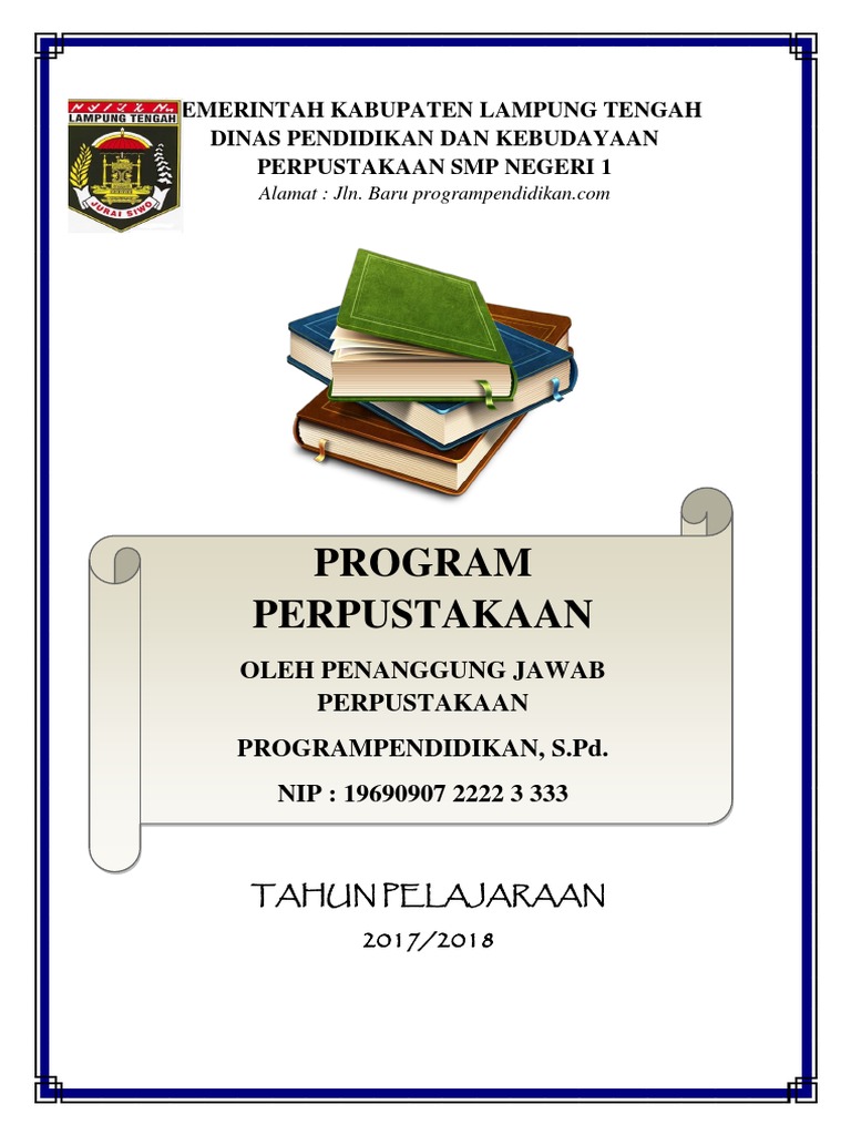 Program Kerja Perpus 2018 | PDF | Karier & Perkembangan | Seni & Disiplin Bahasa