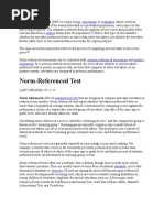 Norms in Psychological Tests and Its Types | PDF | Psychological ...