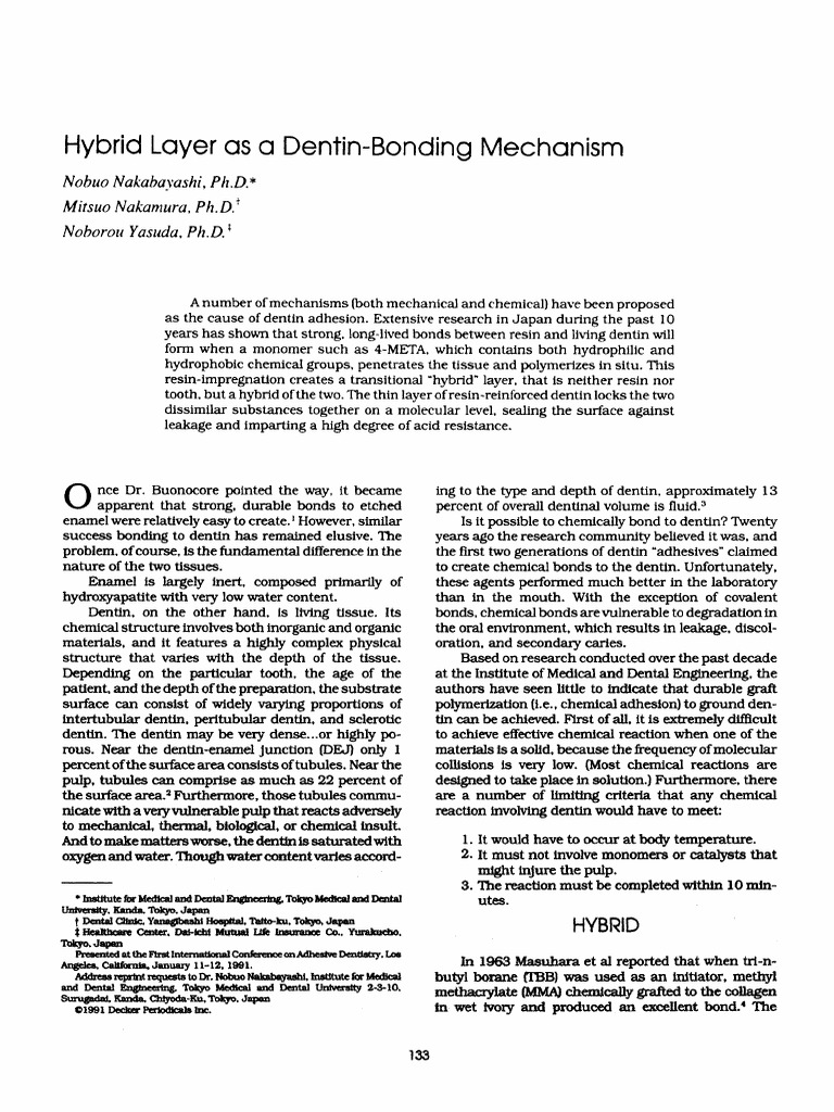 Bio Emulation | PDF | Dentin | Tooth Enamel