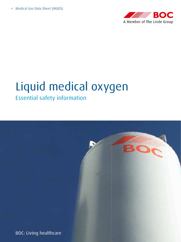 Medical Liquid Oxygen Tcm410-55834 | Download Free PDF | Oxygen | Blood