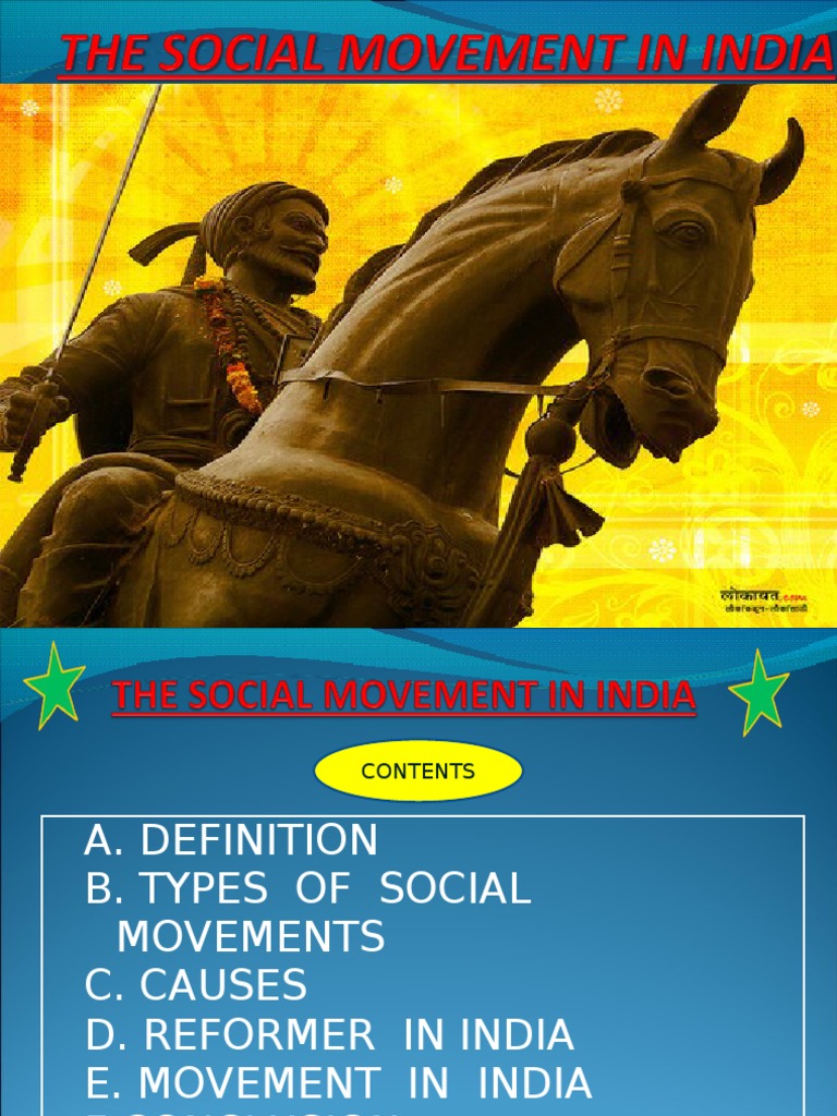 The Social Movement in India | PDF | Social Movements